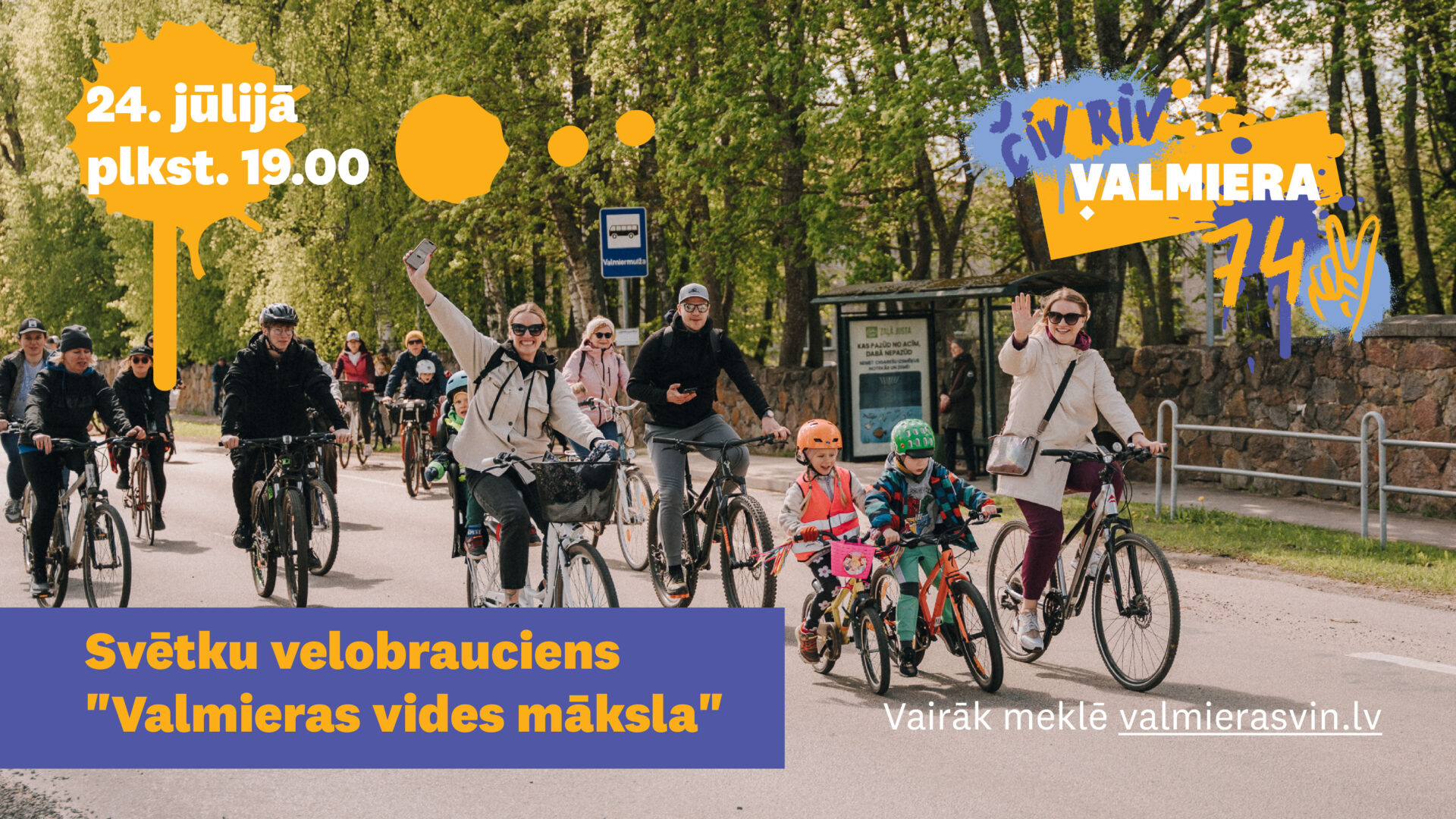 Aicinām uz tematisku velobraucienu visai ģimenei par Valmieras vides ...